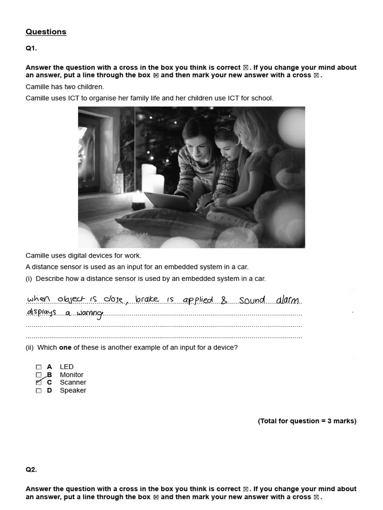 Unit 1 - Digital Devices Past Paper Revision Questions PDF | PDF | Computer Data Storage ...