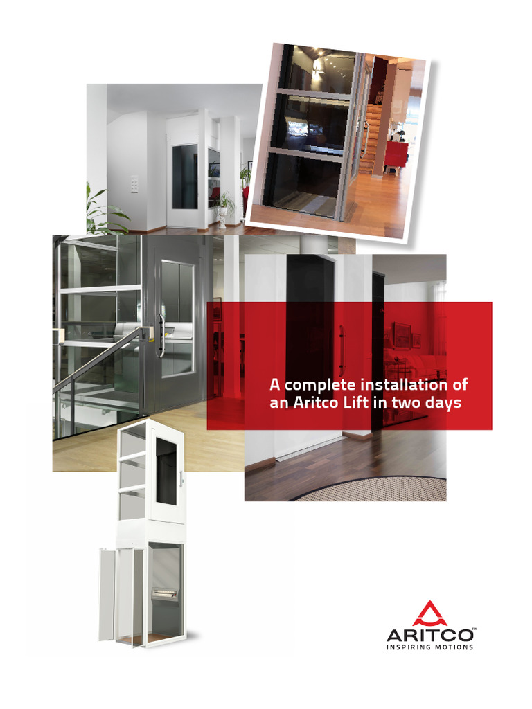 A Complete Installation of An Aritco Lift in Two Days | PDF | Elevator ...