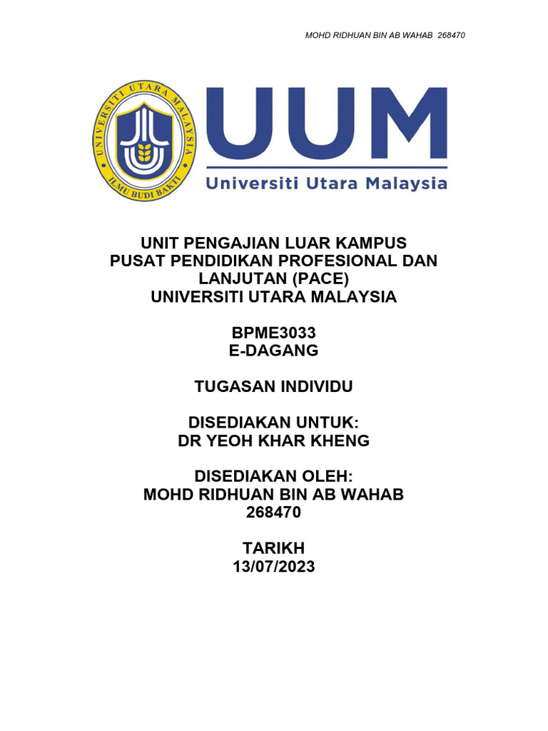 E Dagang | PDF