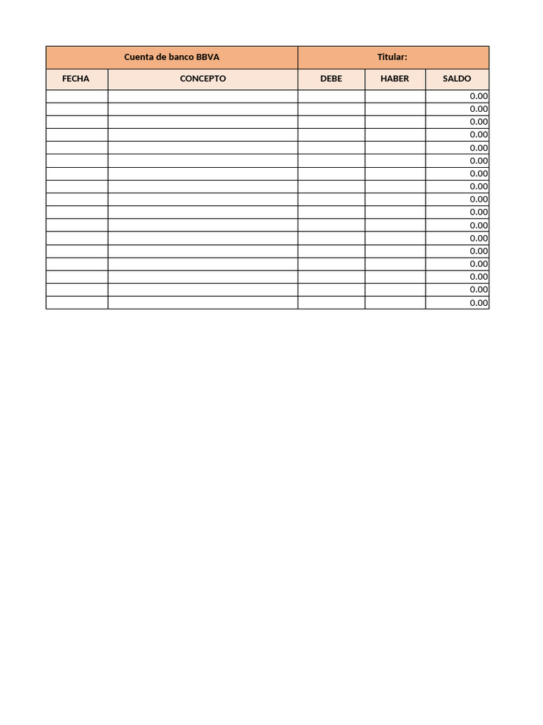 Libro de Banco | PDF