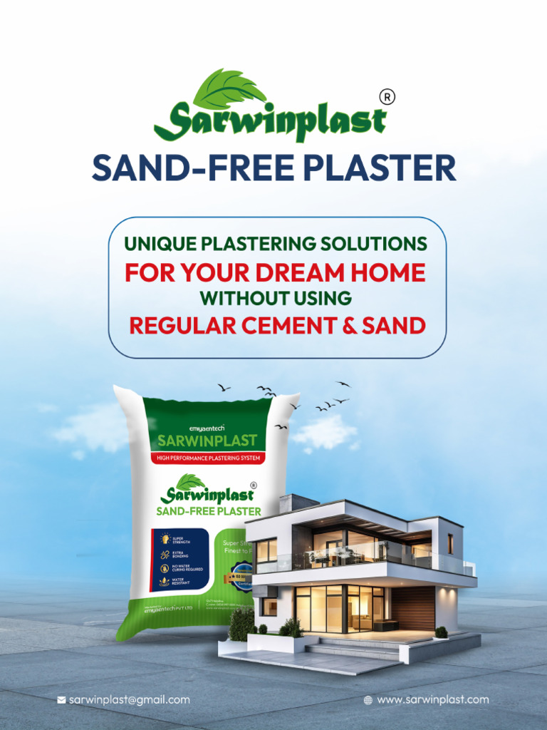 Brochure Sarwinplast Sandfree Plaster-1 | PDF