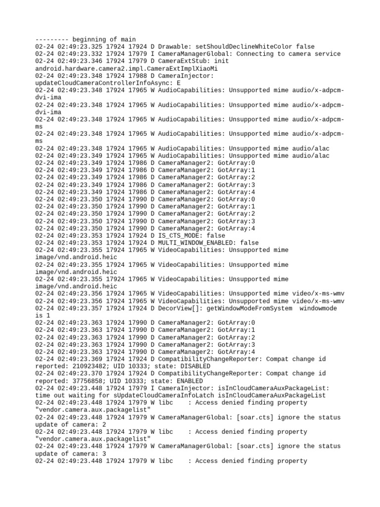 Log Cat 1740340163248 | PDF | Software | Computing