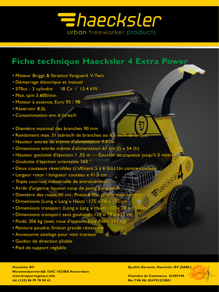 FichesTechn-H4 Extrapower | PDF