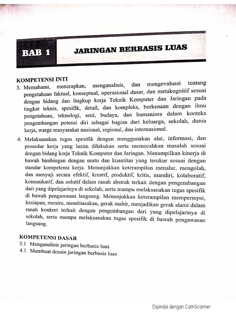 Jaringan Berbasis Luas | PDF