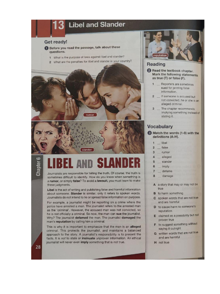 Libel and Slander | PDF