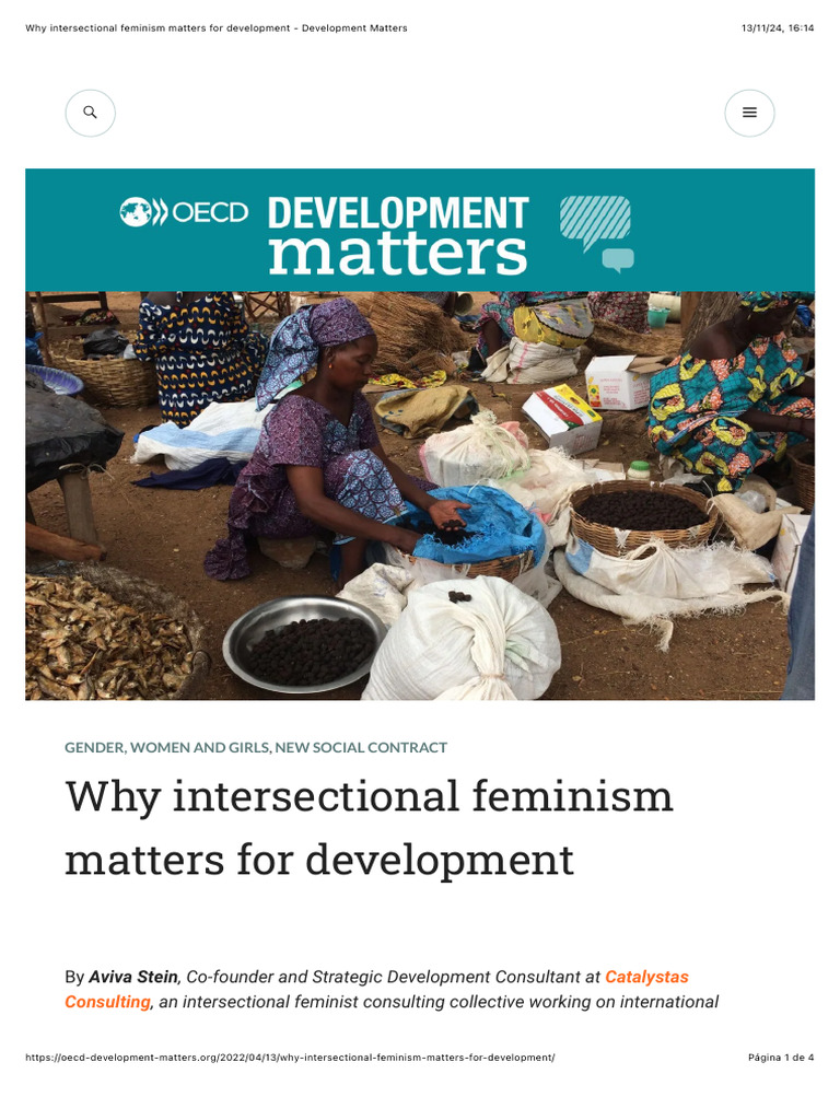 Why Intersectional Feminism Matters For Development - Development Matters | PDF ...