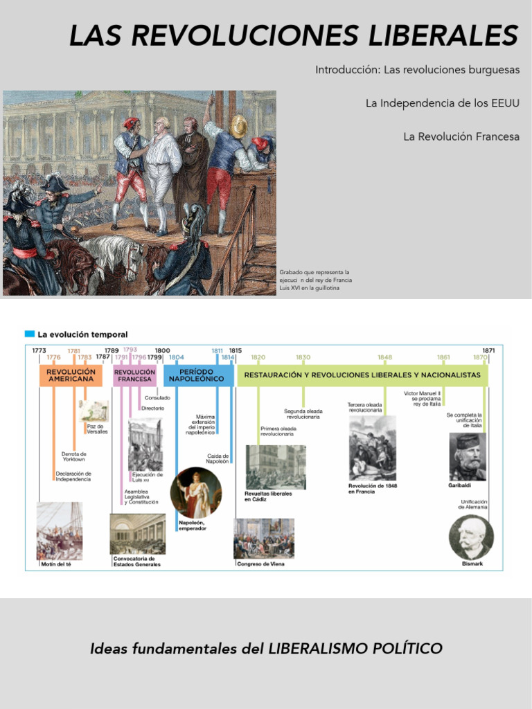 Revoluciones Liberales: Orígenes y Consecuencias | PDF | revolución ...