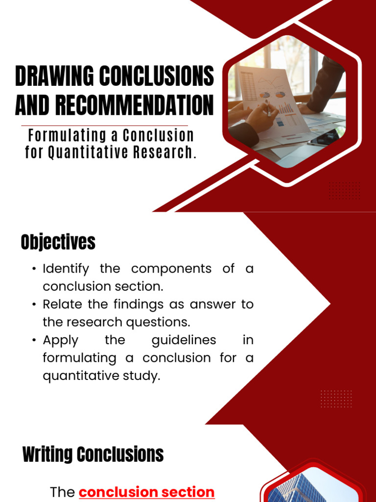 Writing Conclusions Recommendations | PDF | Statistics | Data Analysis