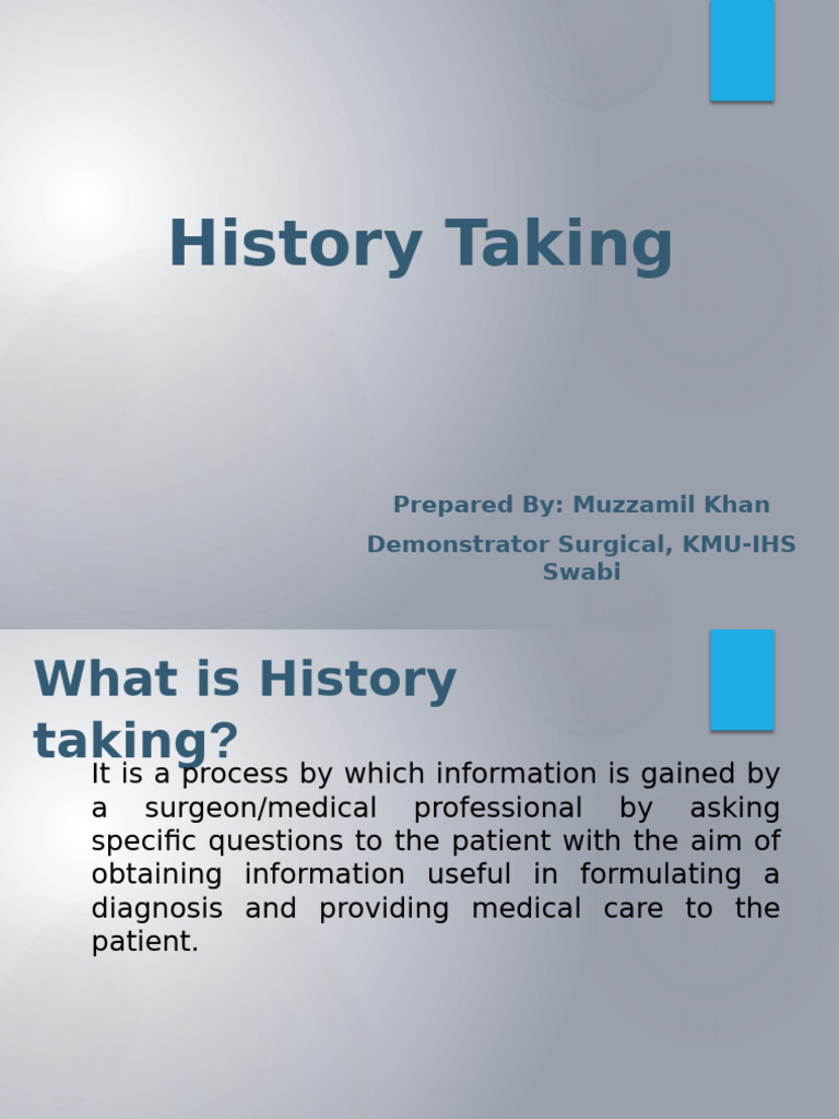Preoperative History Taking-1 | PDF | Anesthesia | Patient