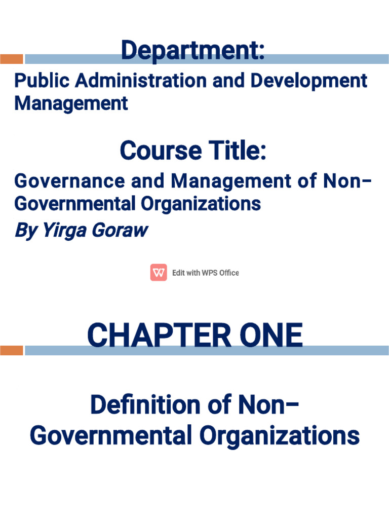 Understanding Non-Governmental Organizations | PDF | Stakeholder ...