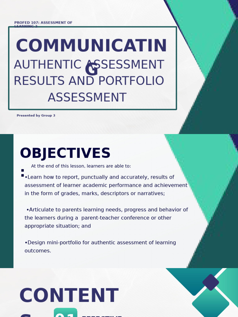 Communicating Assessment Results Effectively | PDF | Educational Assessment | Interpersonal ...