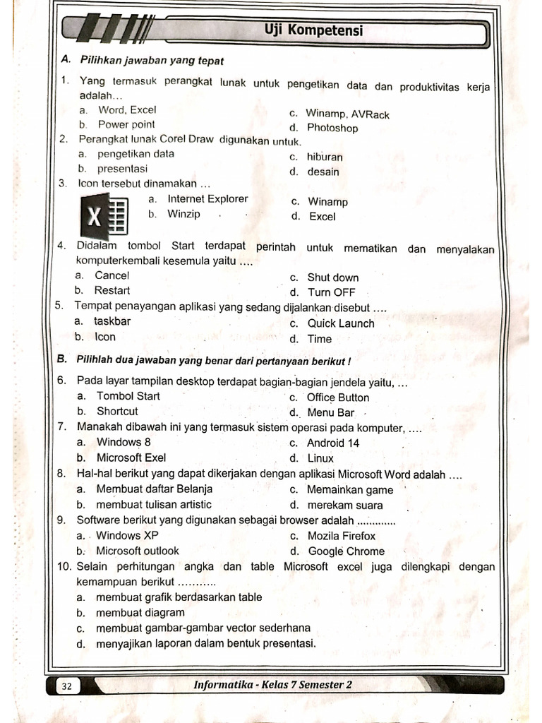 Soal Pts Yik Kls 7 | PDF