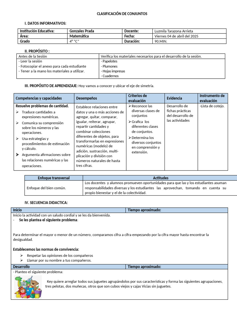 Clasificación de Conjuntos | PDF | Conjunto (Matemáticas) | Número natural