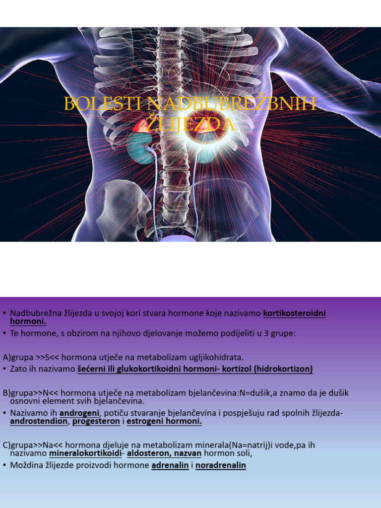 Bolesti Nadbubrežbnih I Spolnih Žlijezda | PDF