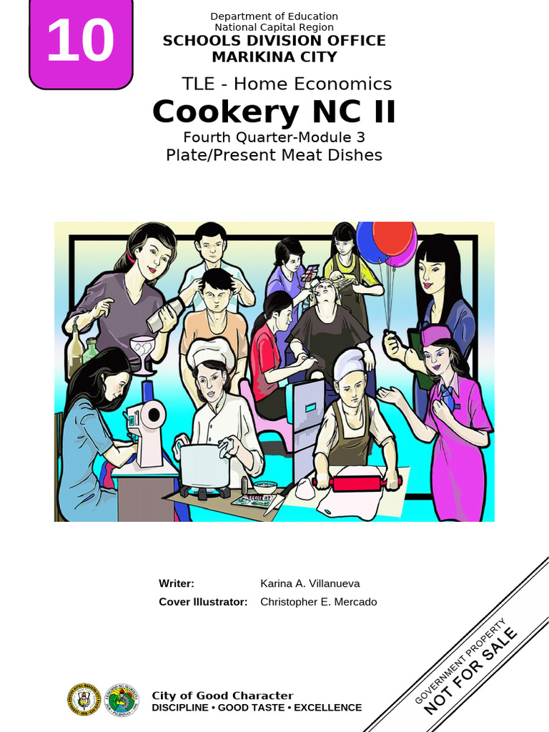 TLE Cookery NC II - Grade10 - QTR4 - Module 3 | PDF | Roasting | Foods