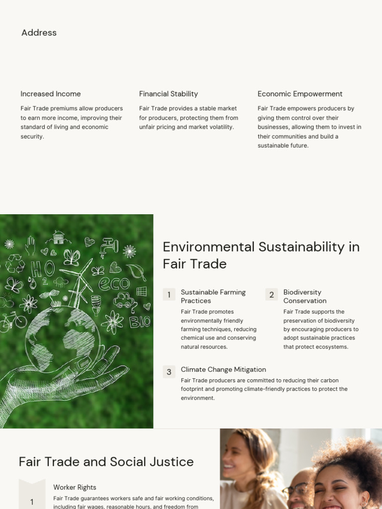 Fair Trade Empowering Producers Protecting The Planet | PDF | Fair ...