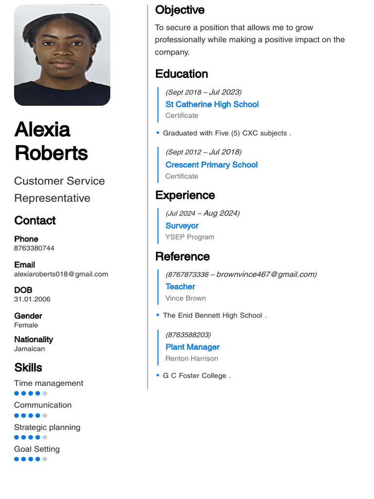 Alexia _Resume_757 | PDF