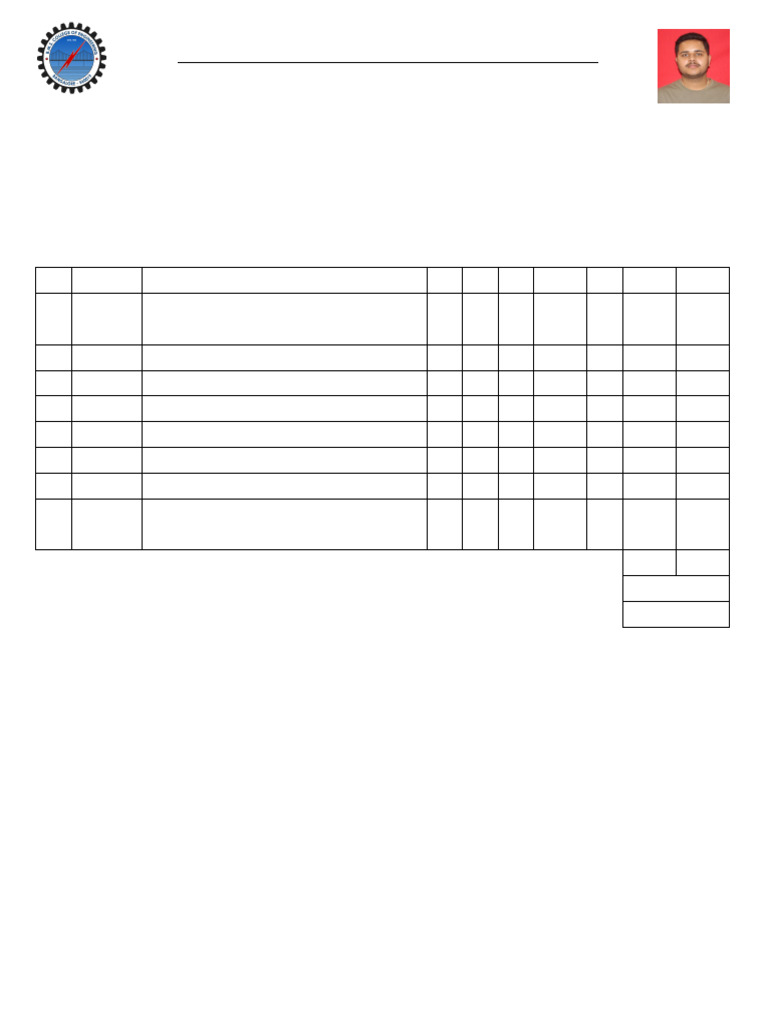1BM24CS108 Provisional Grade Card | PDF | Engineering | Science Education