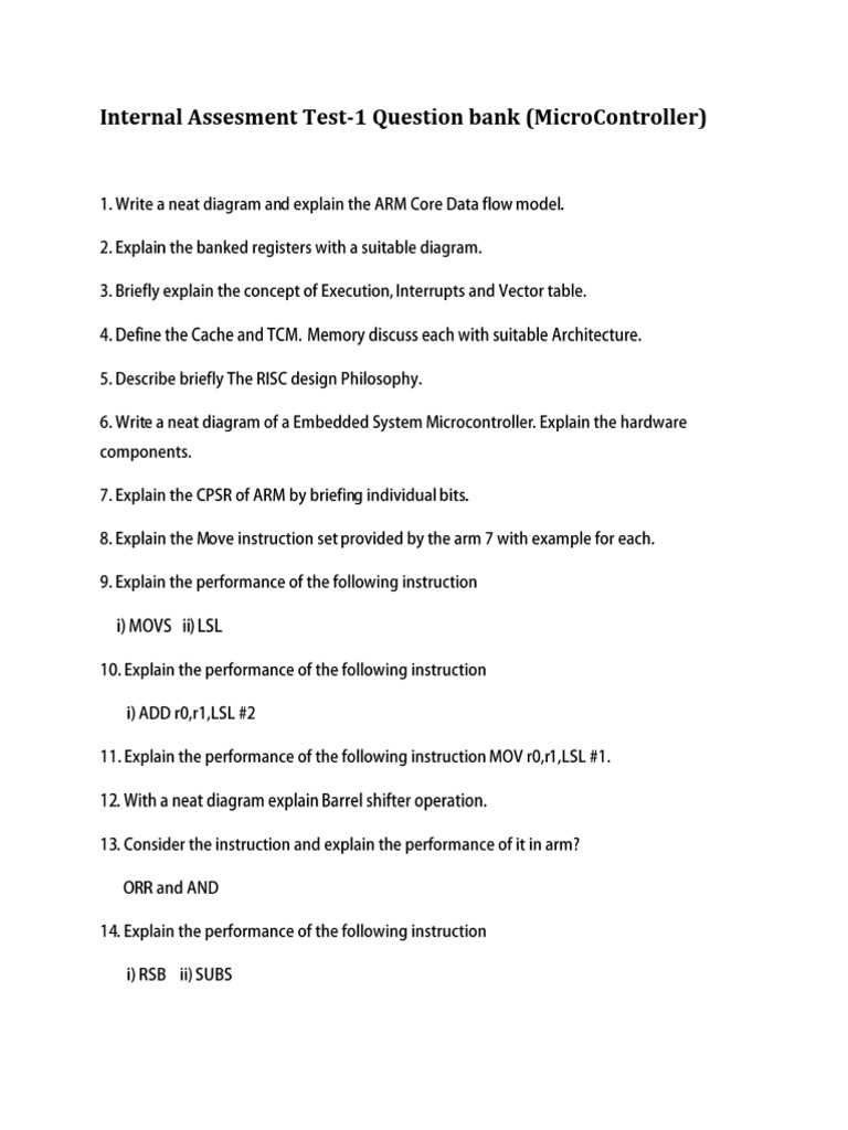 MC Question Bank | PDF