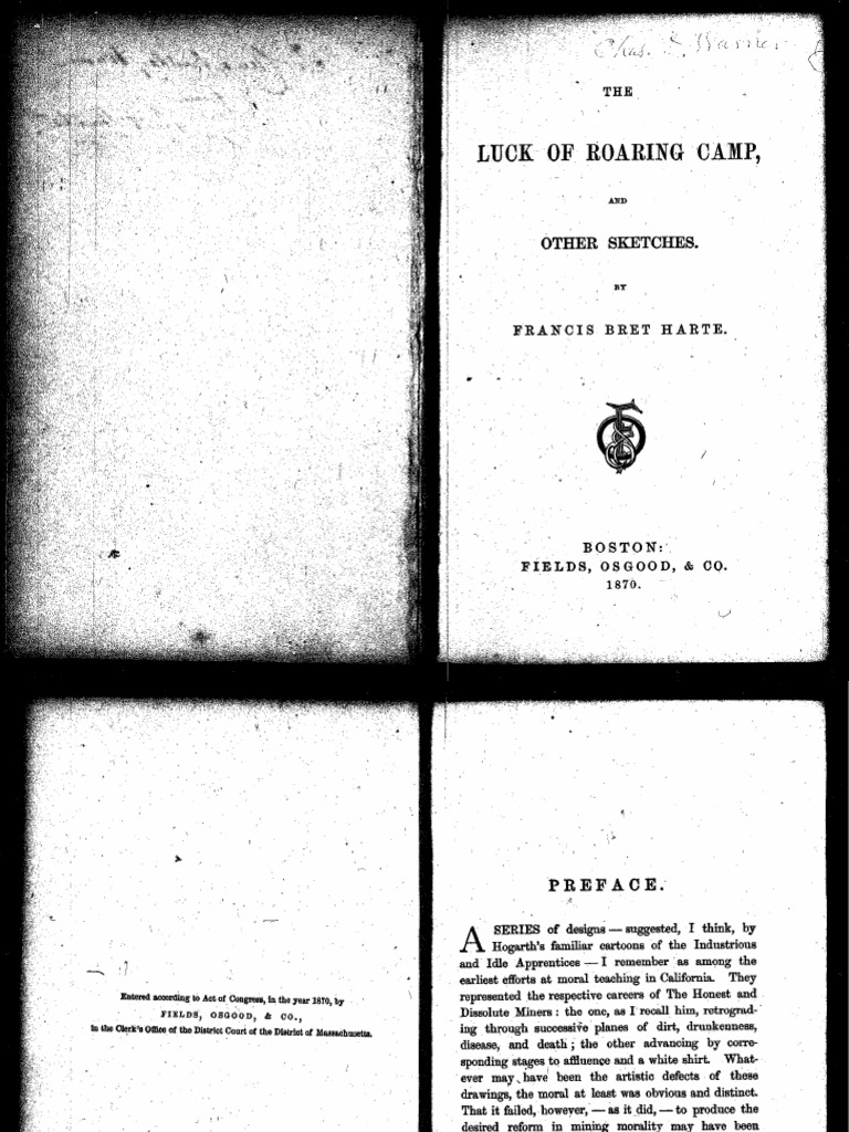Harte, Bret - The Luck of Roaring Camp - EN | PDF