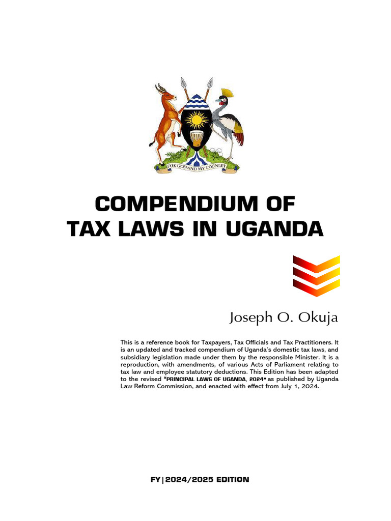 Compendium 2024-2025 LAWS of UGANDA 2024 Edition - Unlocked | PDF ...