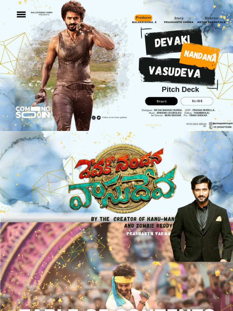 Devaki Nandana Vasudeva by Prashanth Varma - Pitch - 230807 - 160721 ...