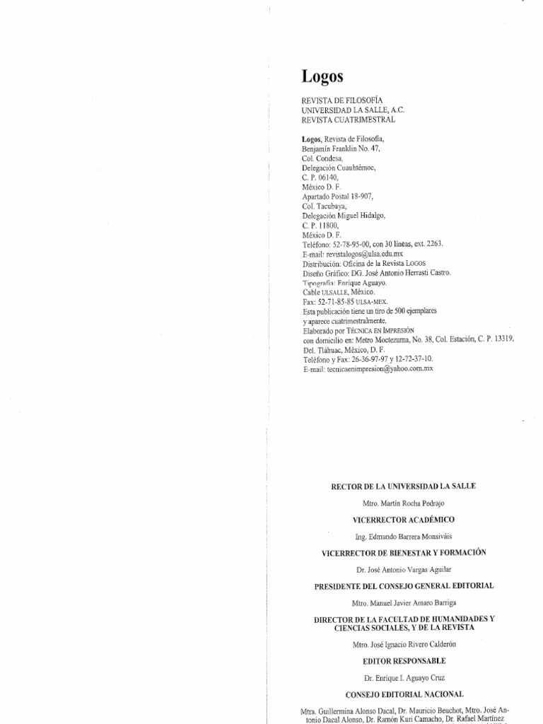 Jethro Masís, Logos Fenómeno | PDF