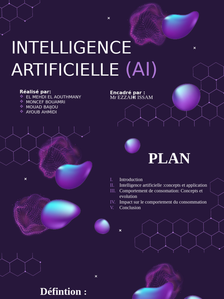Définition de L'intelligence Artificielle (IA) | PDF | Intelligence artificielle | Intelligence ...