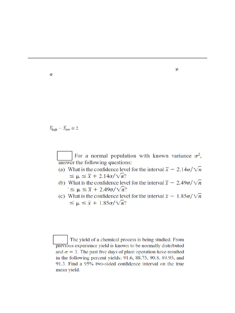 Engineering Statistics Homework Solutions | PDF