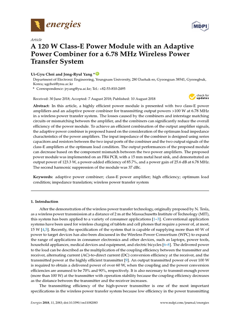 013 - (201808 Energies) Power Module With An Adaptive Power Combiner ...