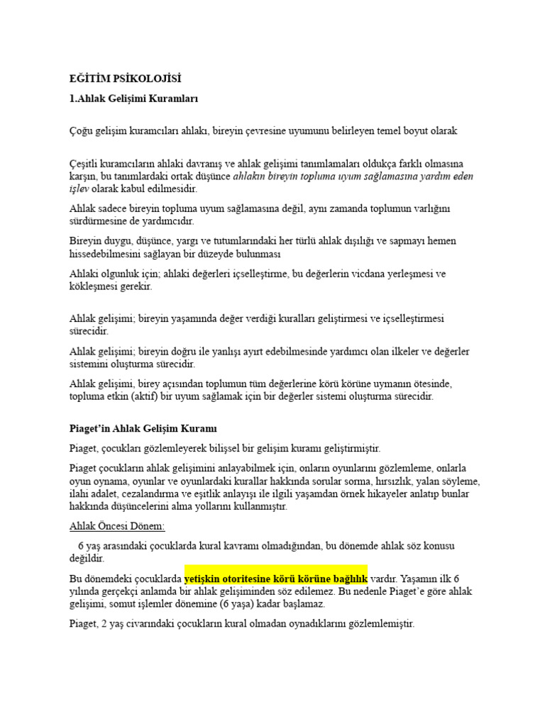 3.ders Notları | PDF