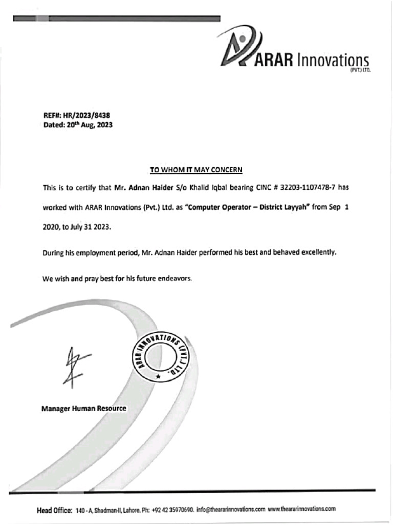 Exper Arar (1) | PDF