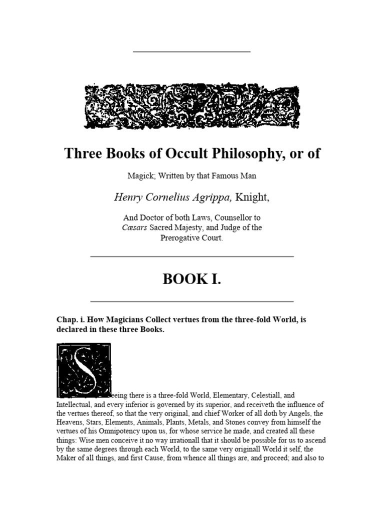 Agrippa's Three Books of Magick | PDF | Planets In Astrology | Angel
