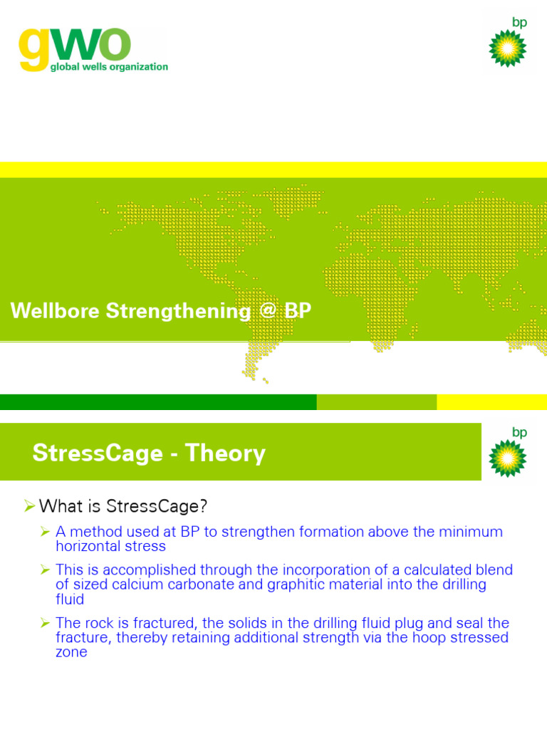 BP's StressCage Wellbore Strengthening Method | PDF | Fracture ...