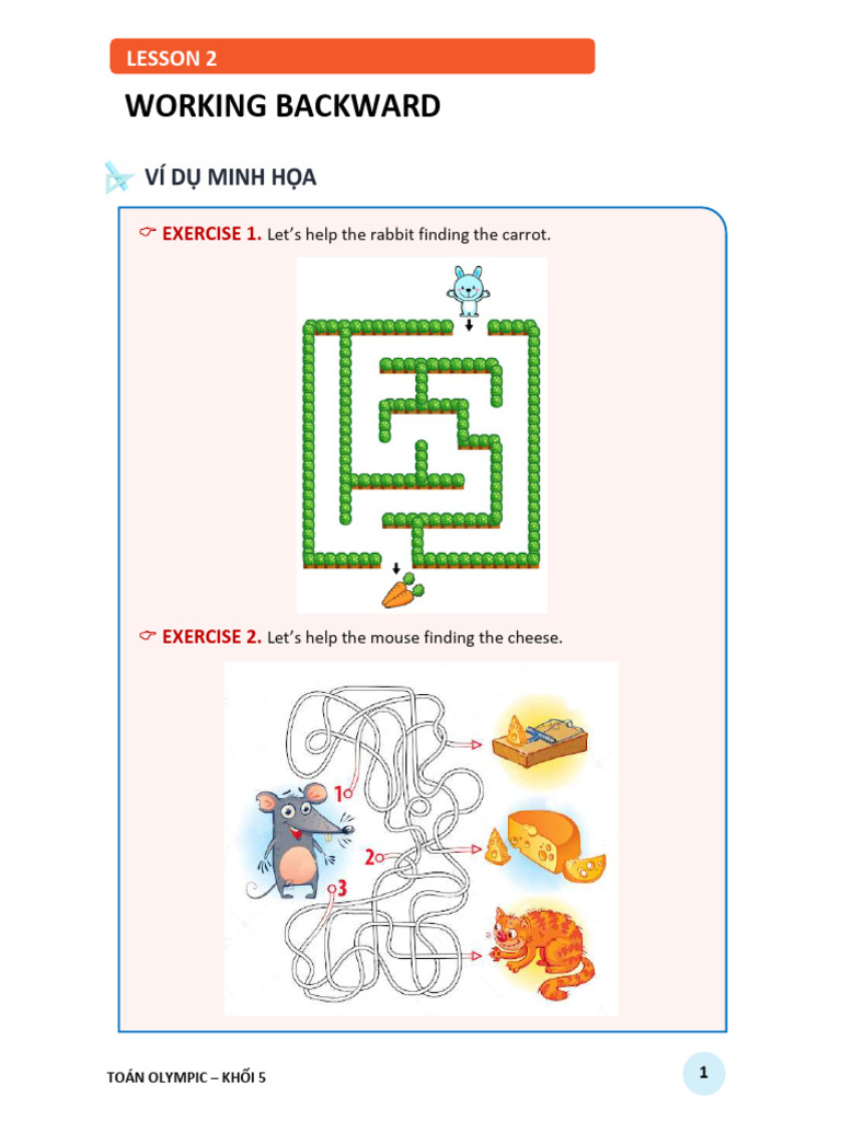 Lesson 2. Working Backward | PDF