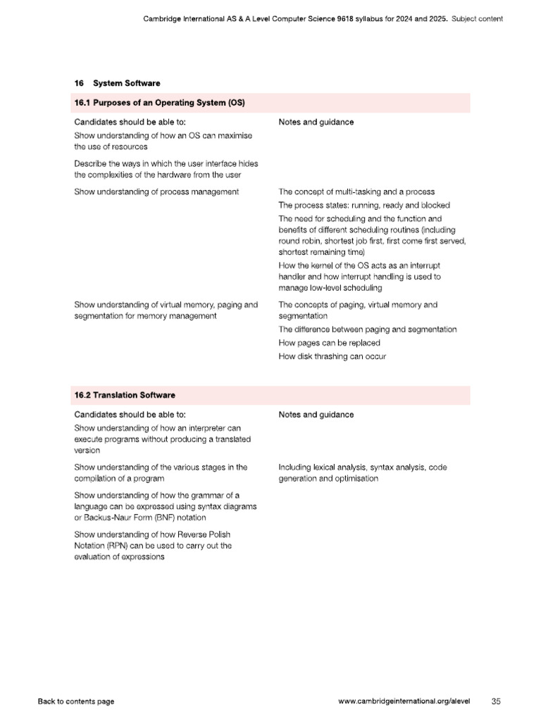 CS p3 Chap 4 System Software Notes Plus Past Paper 2024 MJ To 2017 ...