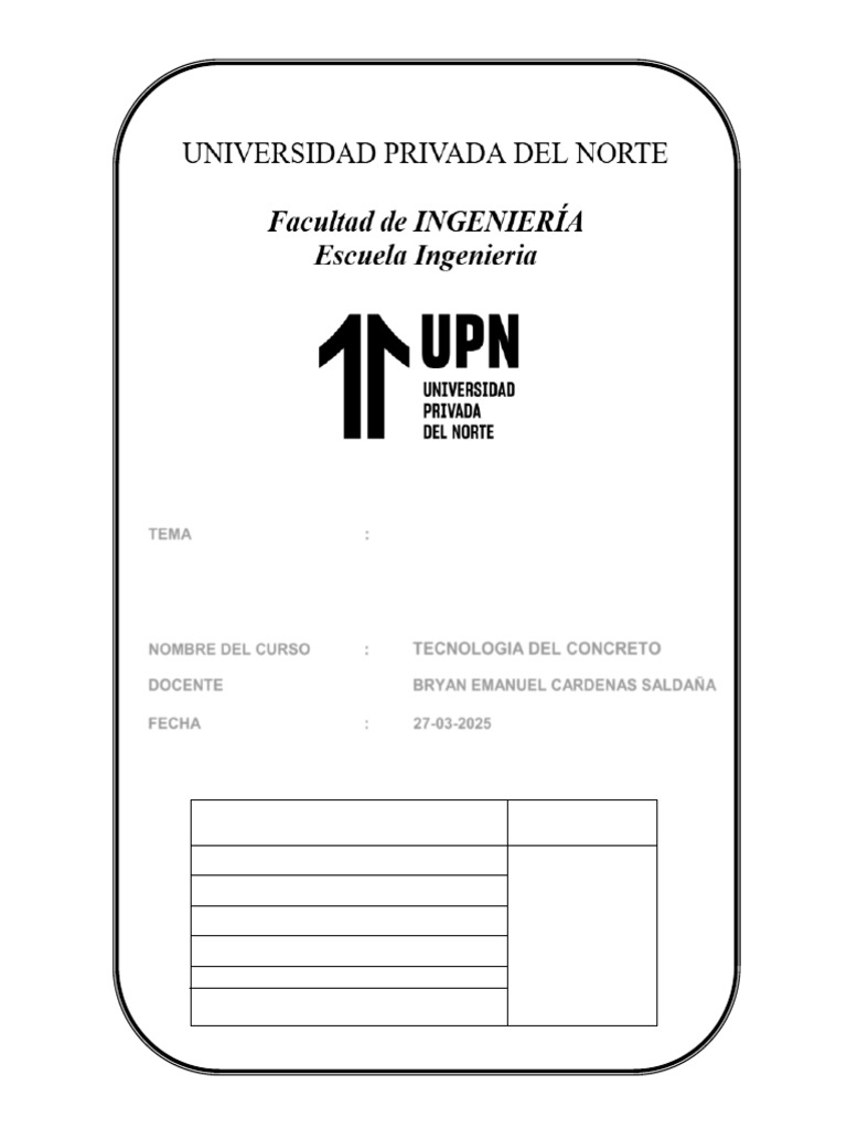 Formato de Informe. Tecnologuia Del Concreto 1 | PDF | Cantera