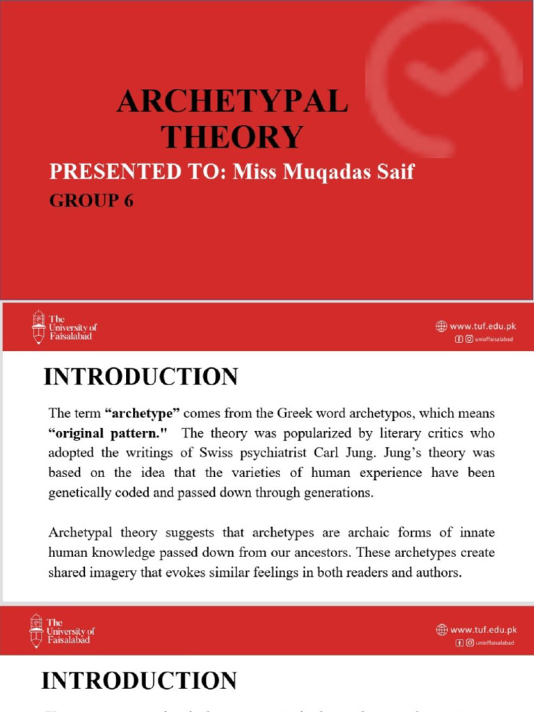 Archetypal Theory | PDF