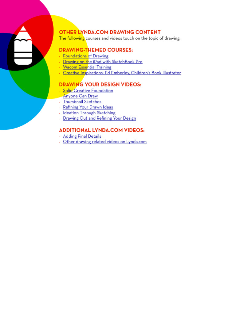 Additional Lynda Drawing Videos | PDF
