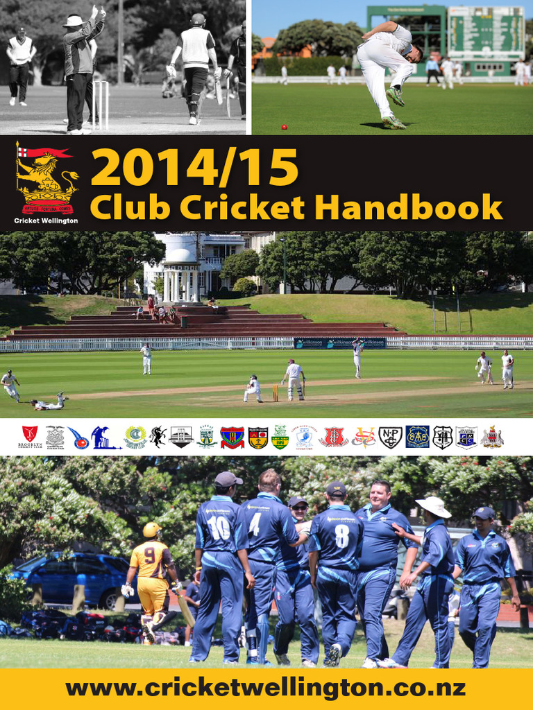 Club Cricket Handbook - Cricket Wellington (PDFDrive) | PDF | Team ...