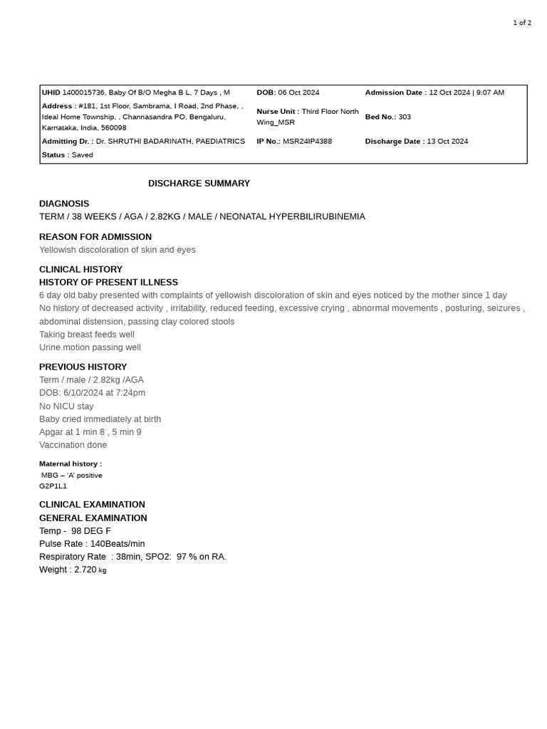 Baby Megha | PDF | Breastfeeding | Infants