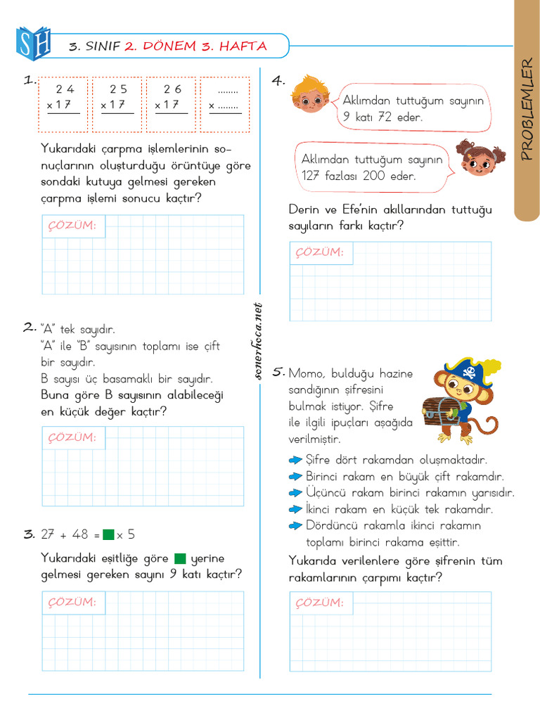 Sinif Problemler 2. Donem 3 1 | PDF