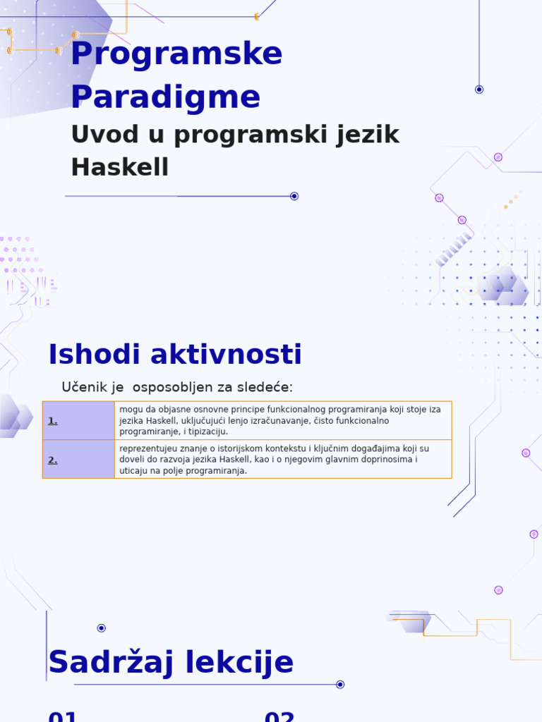 23.PARADIGME - Uvod u Programski Jezik Haskell | PDF