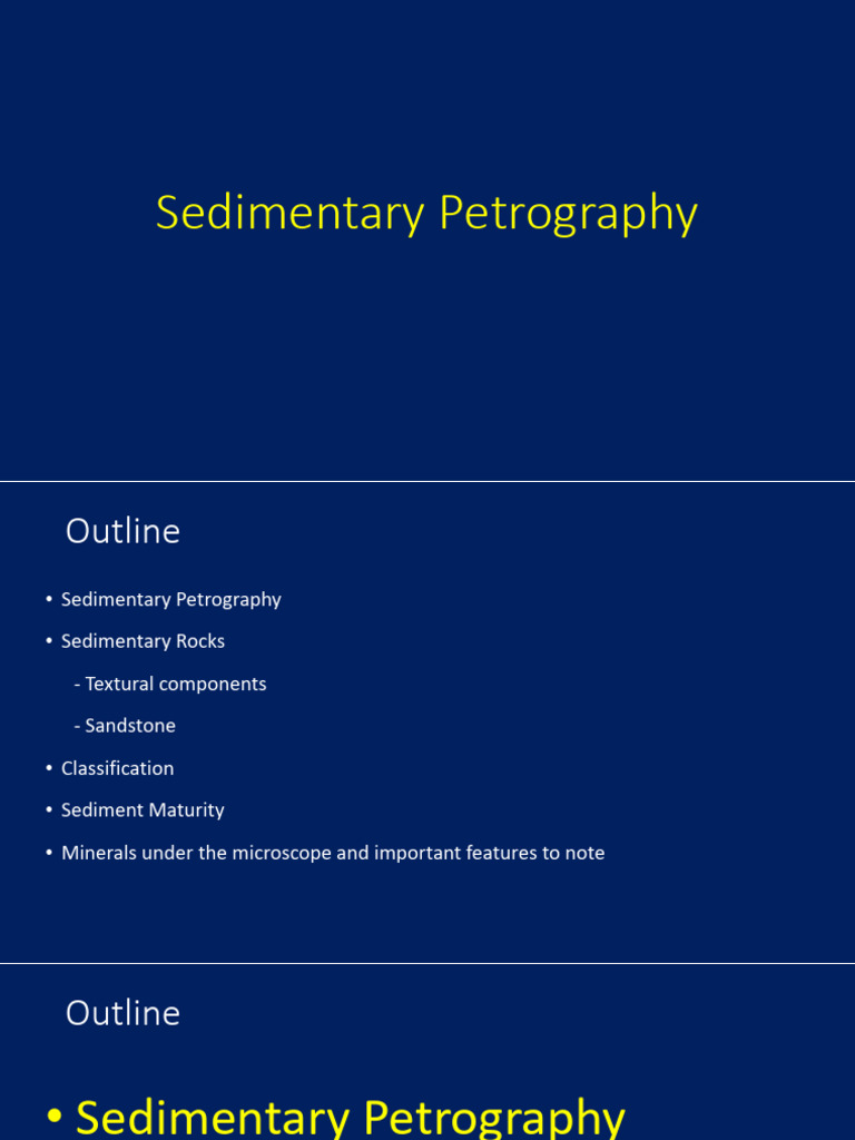 Sedimentary Petrology - Practical | PDF | Sandstone | Sedimentary Rock