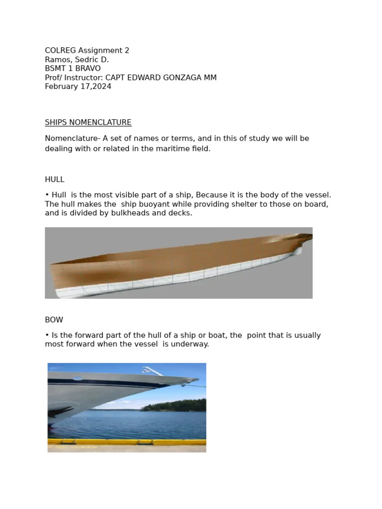 Document | PDF | Ships | Deck (Ship)
