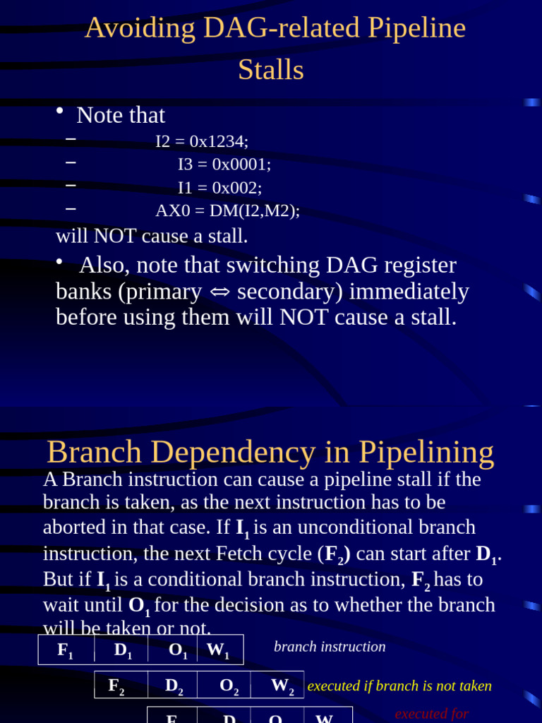 Preventing Pipeline Stalls in DSP Systems | PDF | Central Processing ...