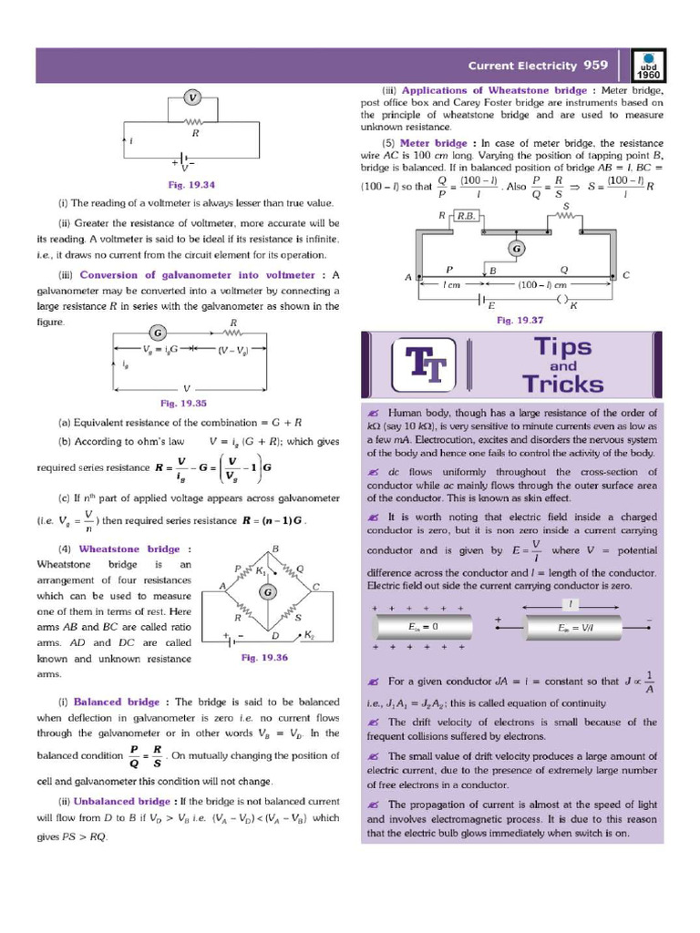 Errorless Current Electricity | PDF