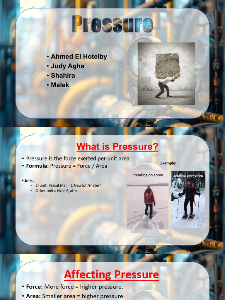 Pressure | PDF