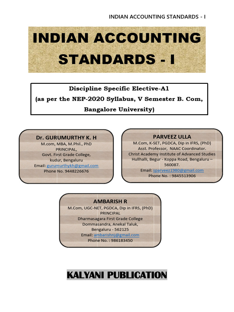 IND AS Text Book | PDF | International Financial Reporting Standards ...