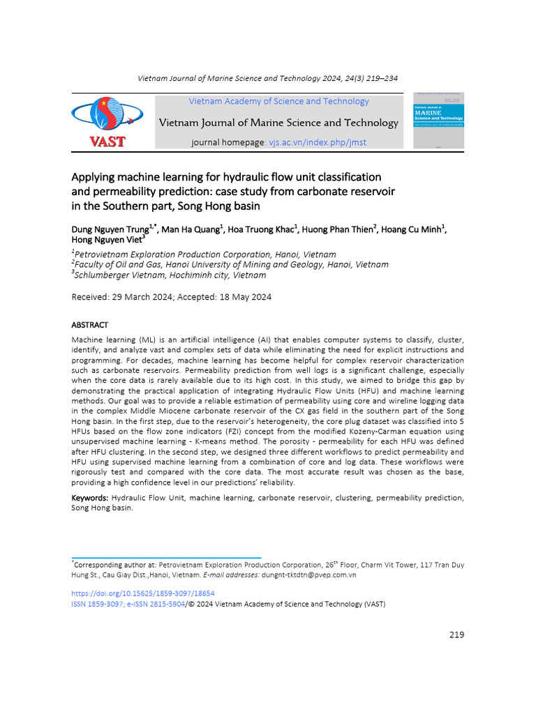 Applying_machine_learning_for_hydraulic_flow_unit_classification | PDF | Cluster Analysis ...